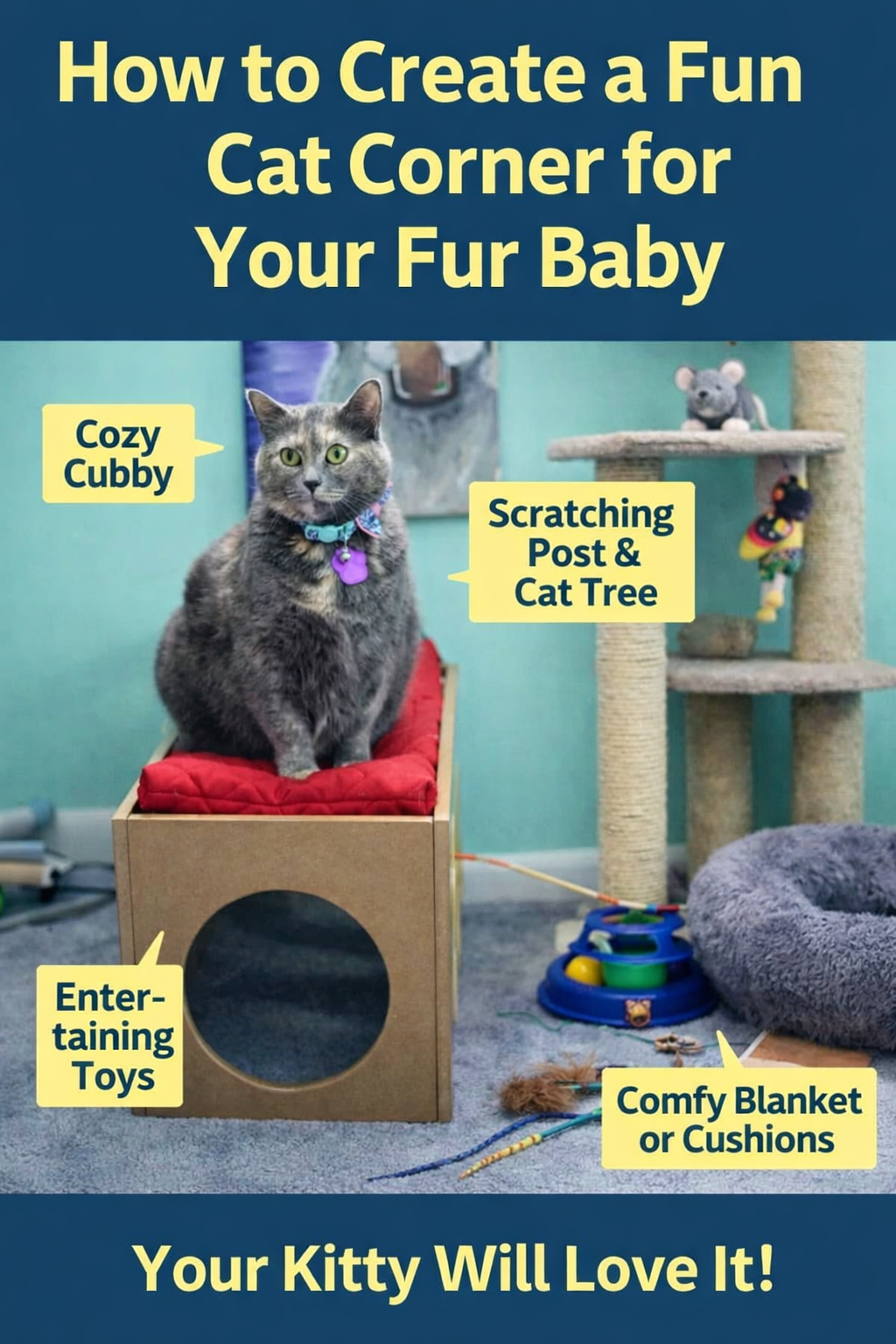 How to Create a Fun Cat Corner for Your Fur Baby