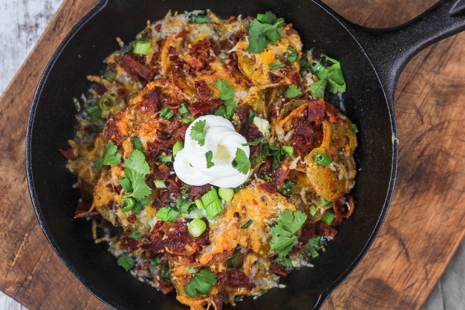 Irish Pub Potato Nachos - Jen Around the World