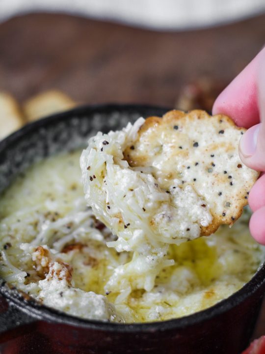 Blackberry Basil Balsamic Brie with Sweetened Pecans