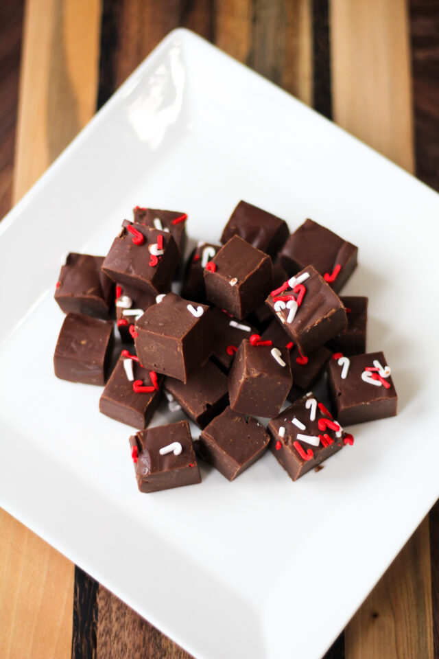 Easy Homemade Fudge for Christmas - Only 3 Ingredients
