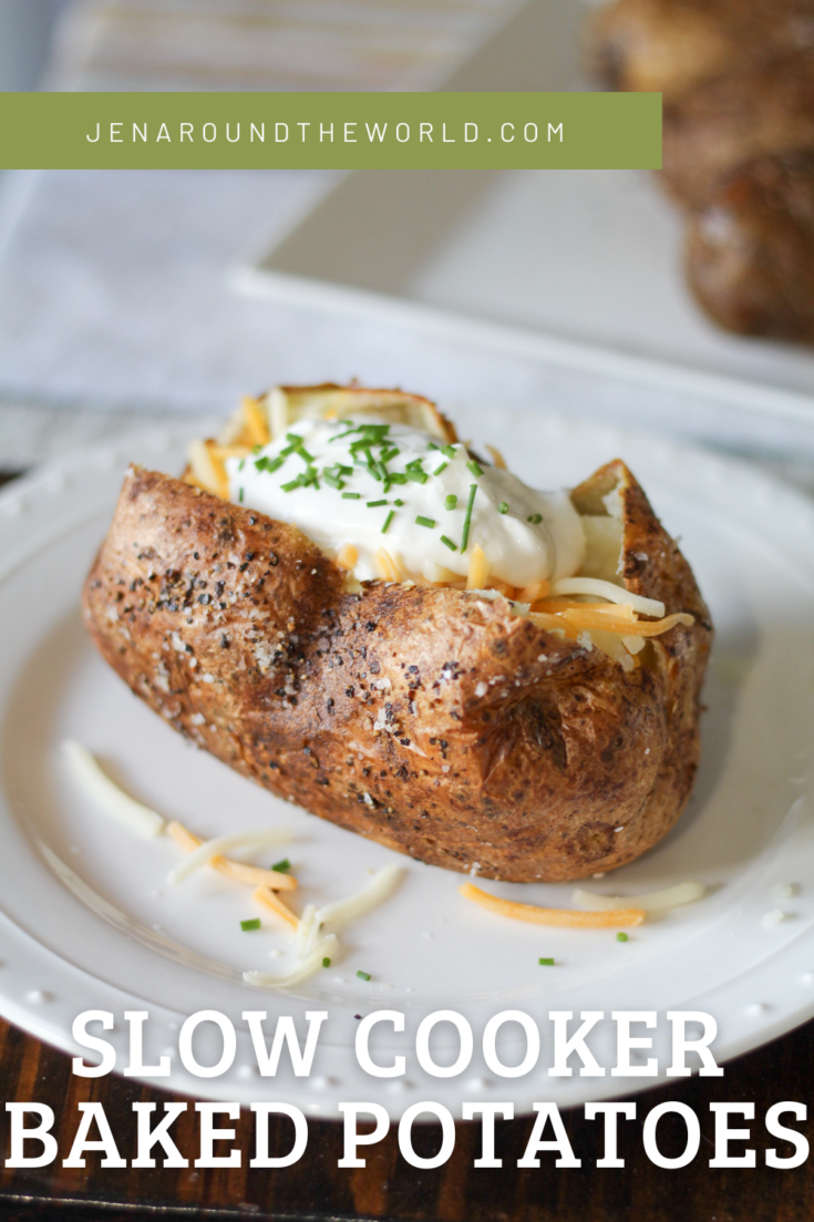 Slow Cooker Baked Potatoes