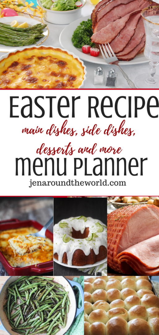 Easter Recipe Menu Planner - Jen Around the World