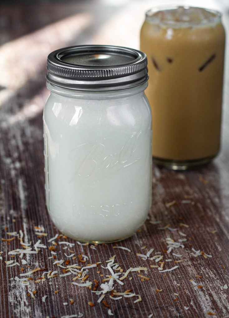 Homemade Coconut Syrup - Jen Around the World