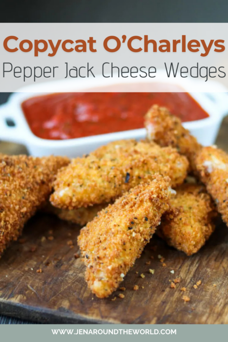 Pepper Jack Cheese Wedges With Homemade Marinara