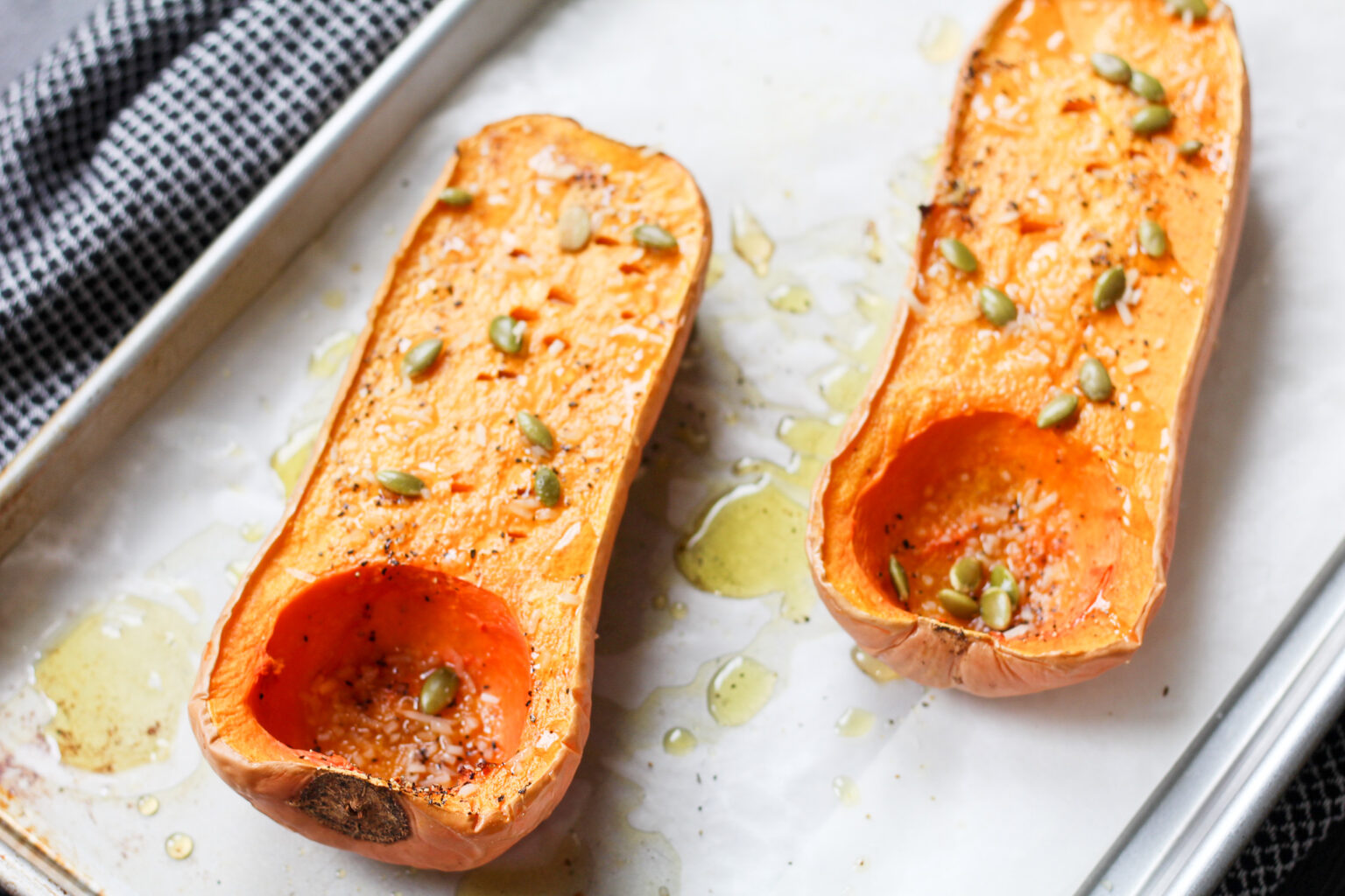 Roasted Whole Butternut Squash - Jen Around the World