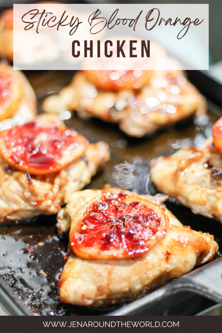 Sticky Blood Orange Chicken