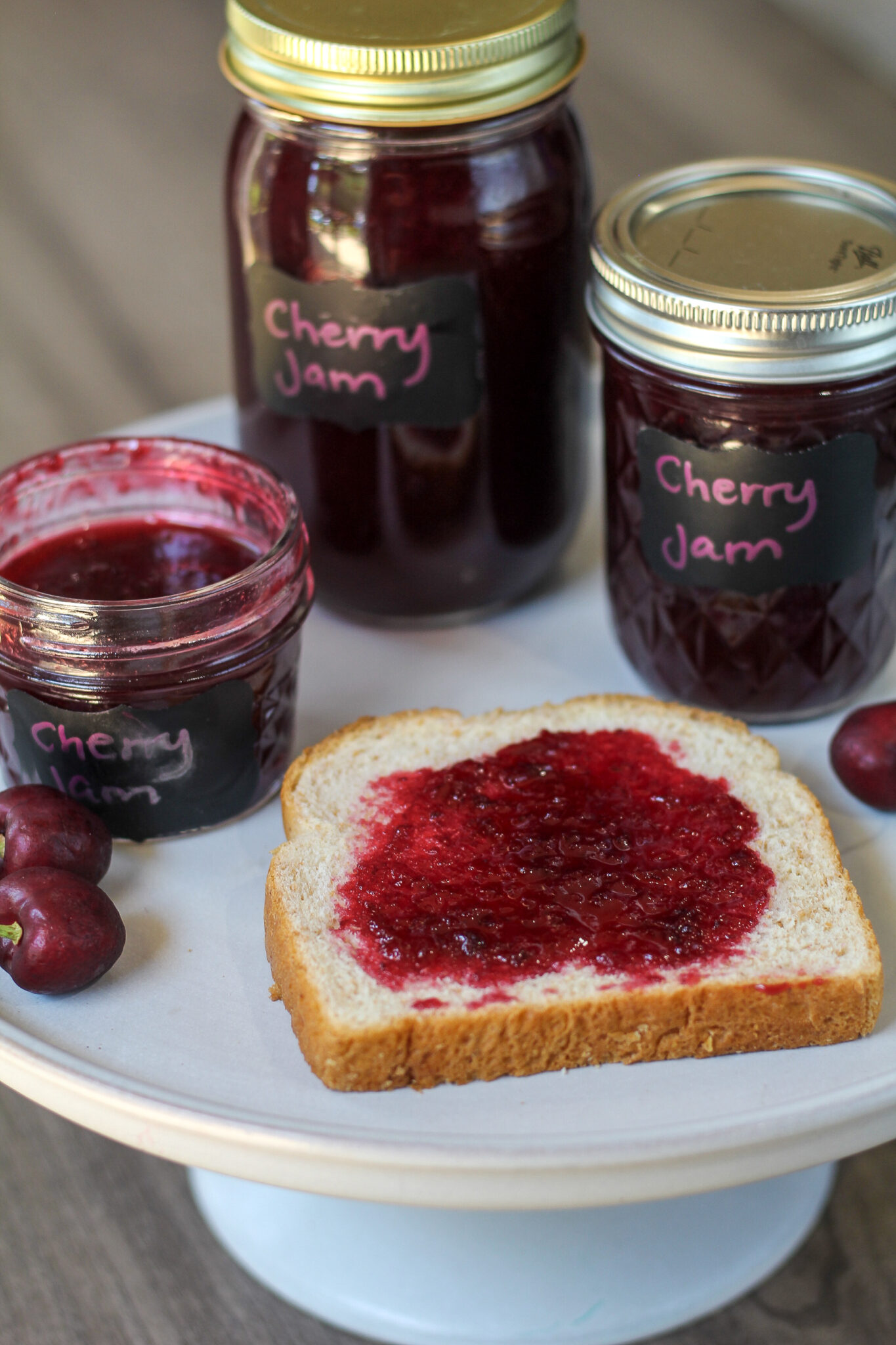 Easy Homemade Cherry Jam - Jen Around the World