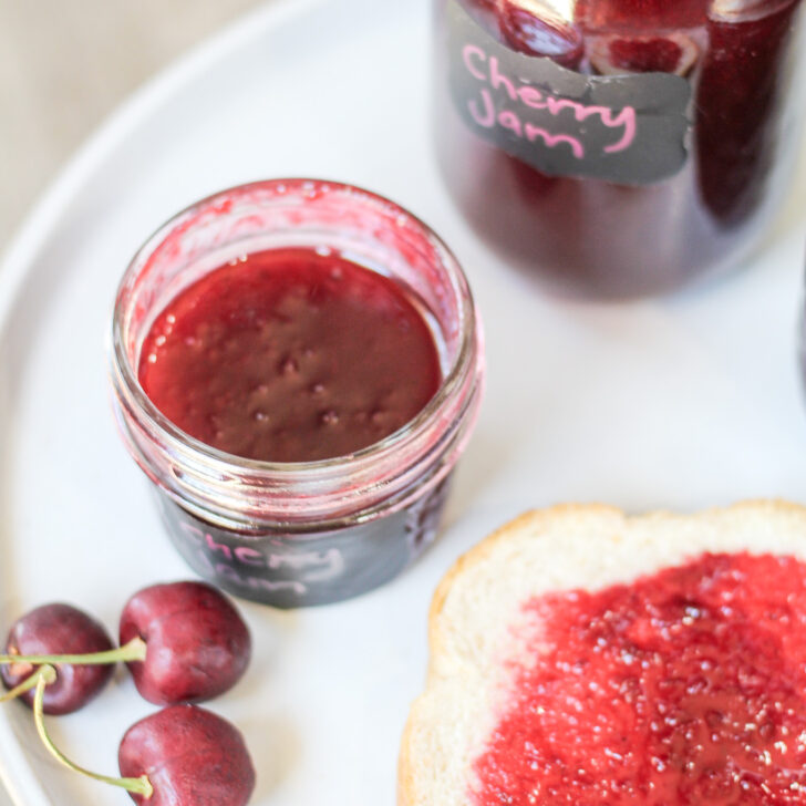Easy Homemade Cherry Jam - Jen Around the World