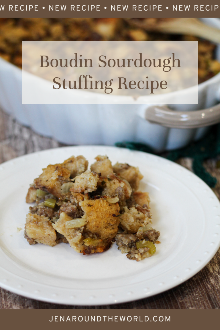 Boudin Sourdough Stuffing - Jen Around the World