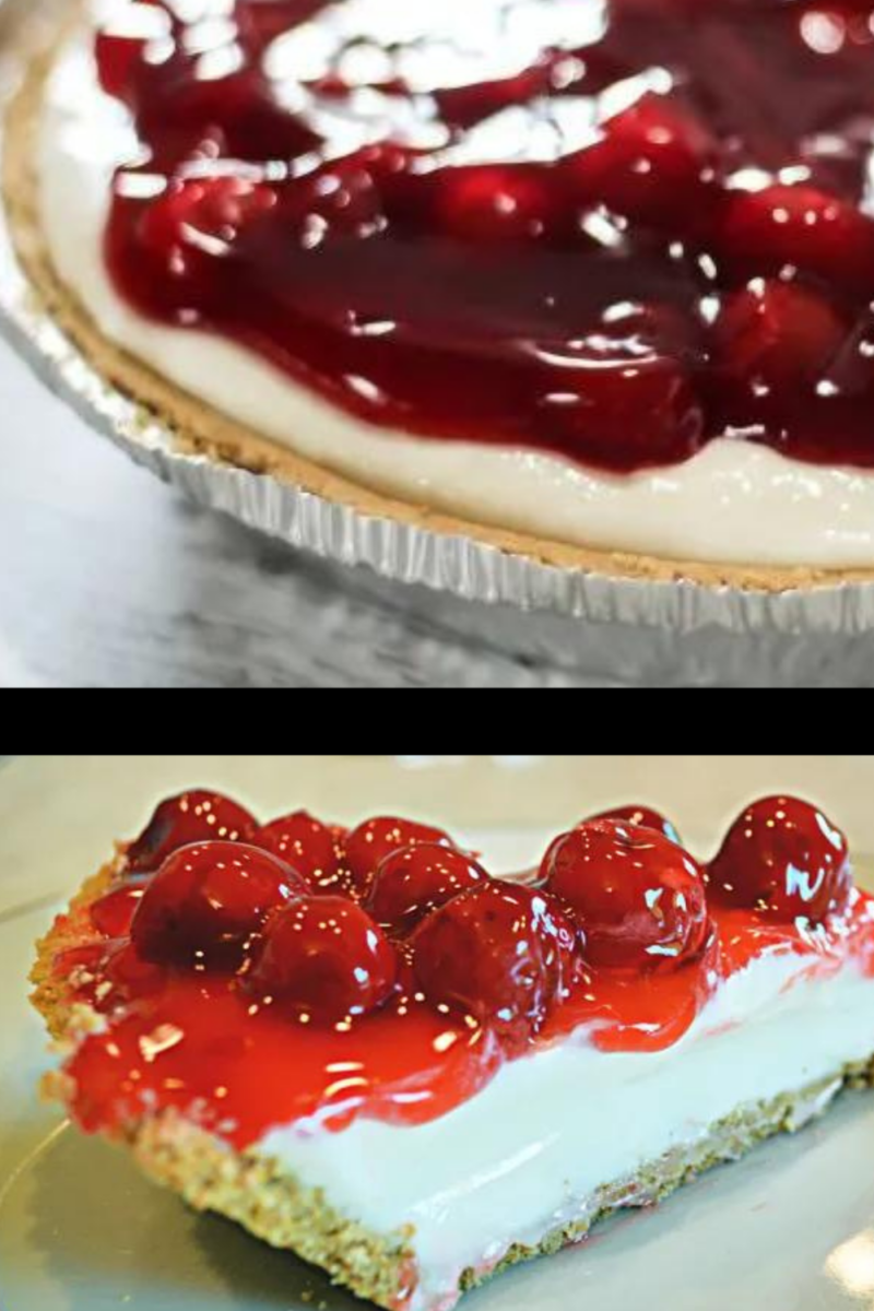 Old Fashioned Cherry Cheesecake