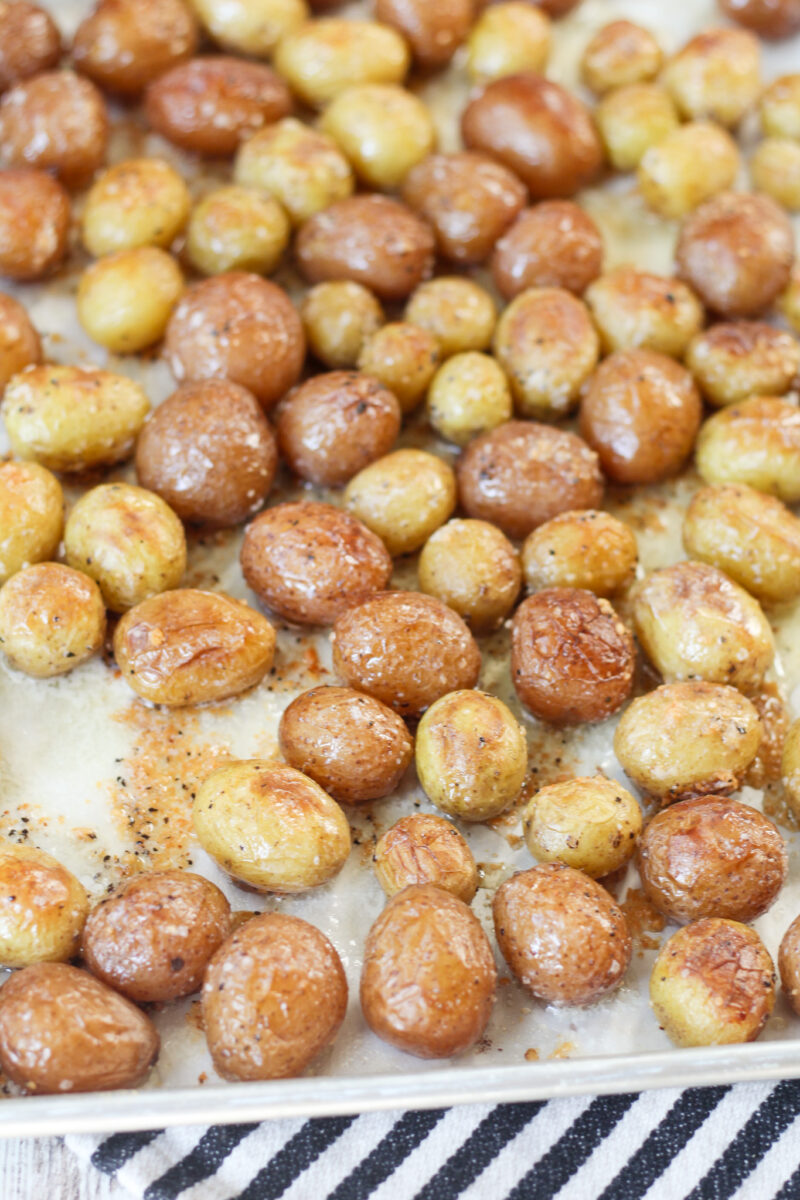 Parmesan Roasted Baby Potatoes - Jen Around the World