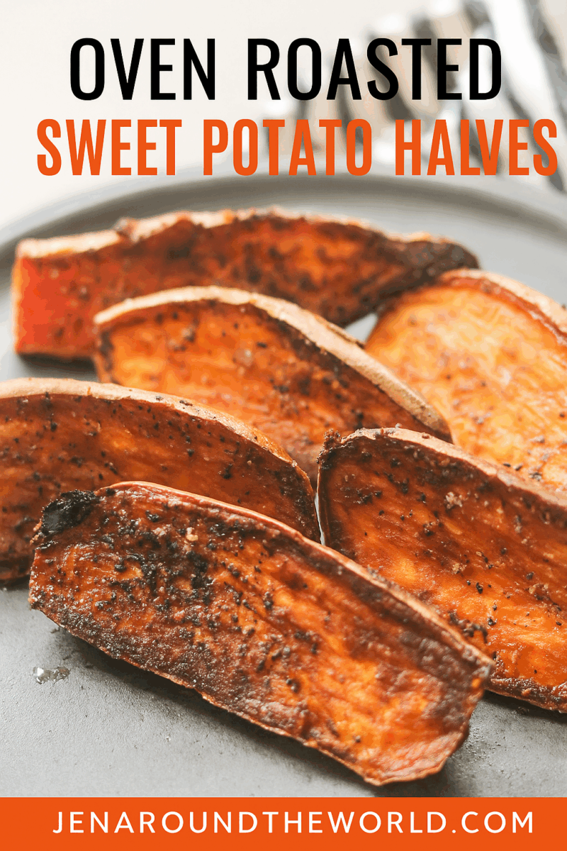 Oven-Roasted Sweet Potato Halves