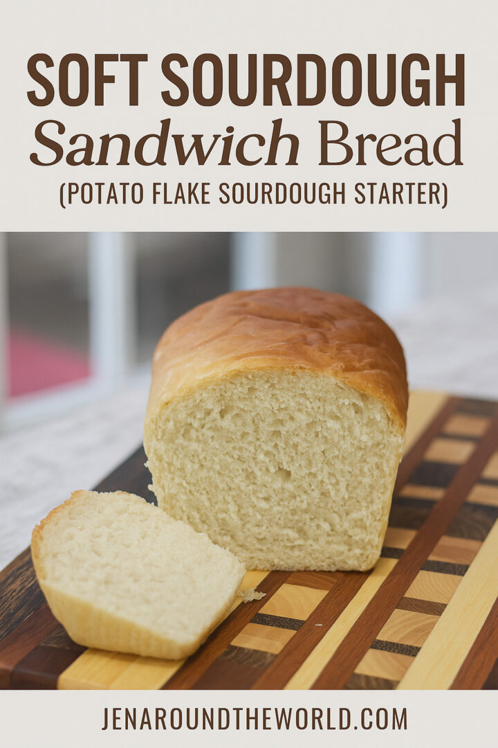 Soft Sourdough Sandwich Bread