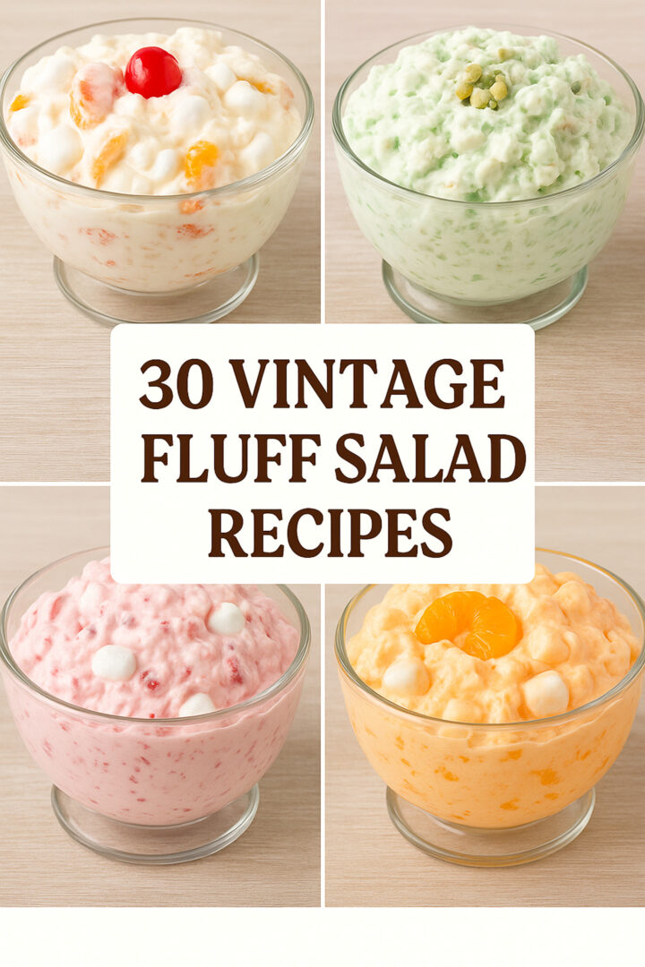 30 Vintage Holiday Fluff Salads