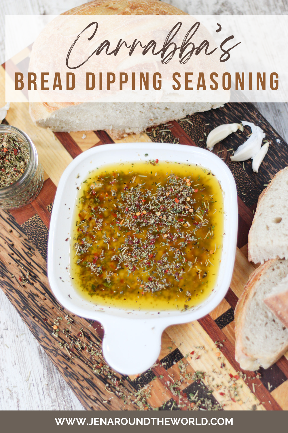 Copycat Carrabbas bread dipping seasoning