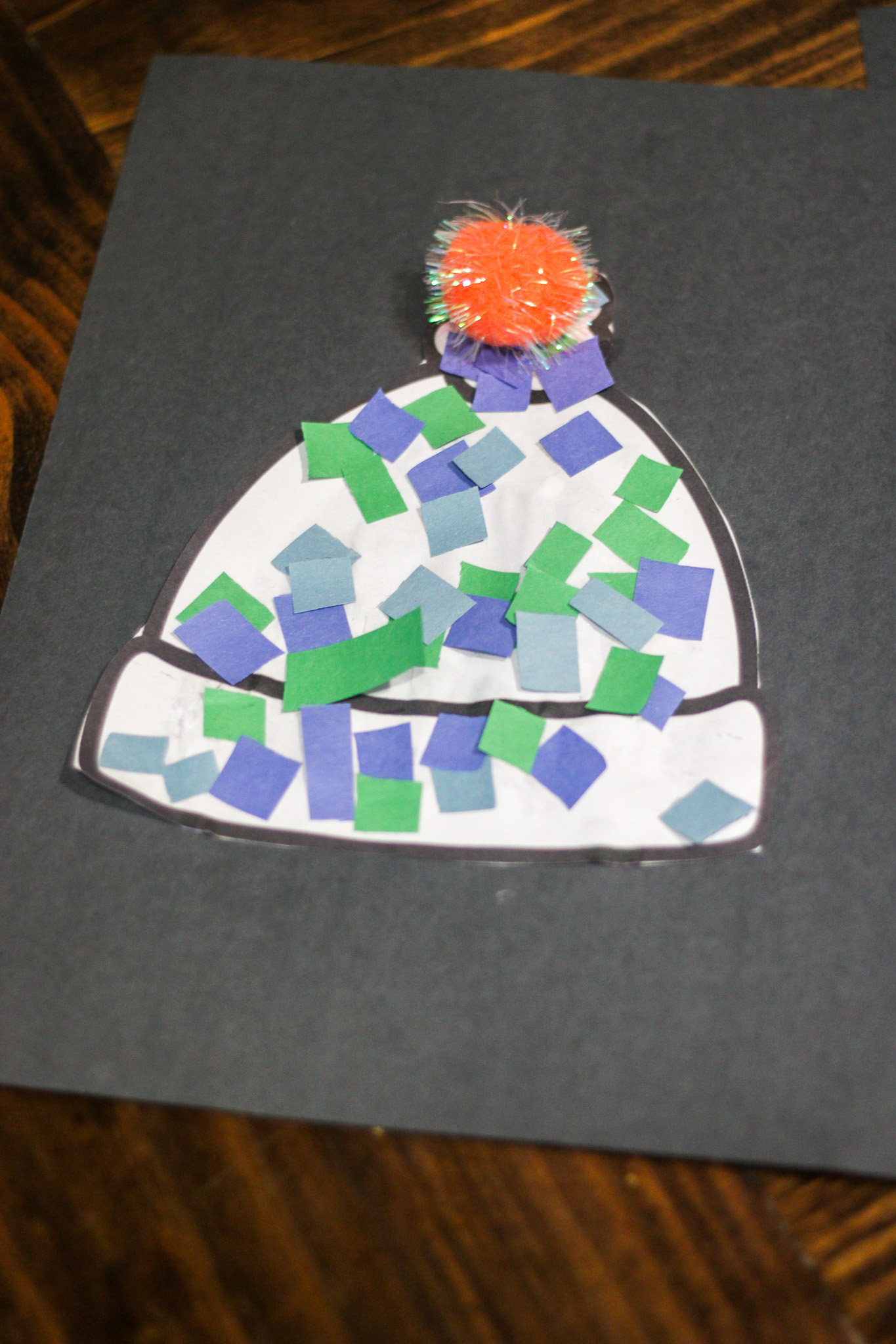 Decorate a Winter Hat Craft for Toddlers