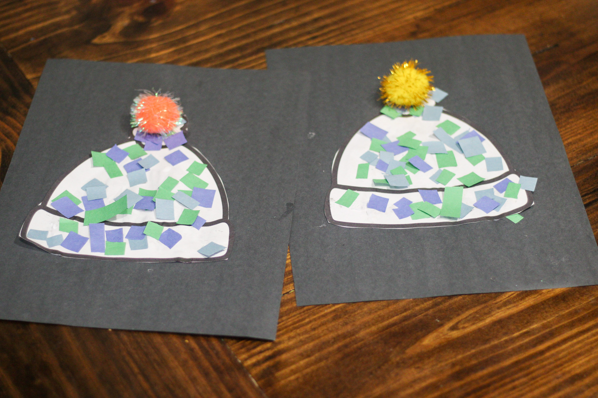 Decorate a Winter Hat Craft for Toddlers