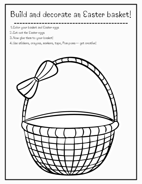 Free March Printables for Toddlers - Spring and Easter