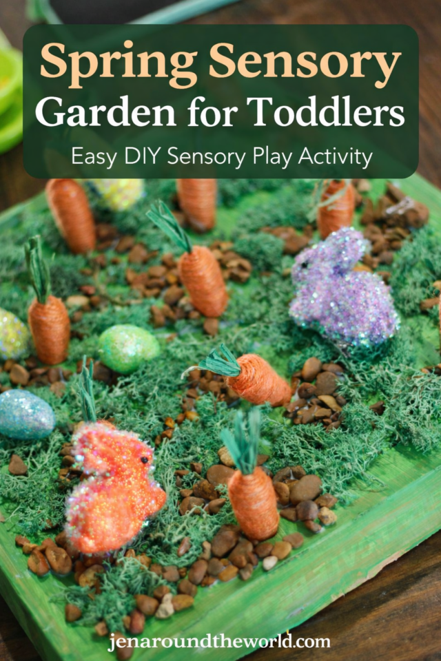 How to Make a Spring Sensory Garden for Toddlers
